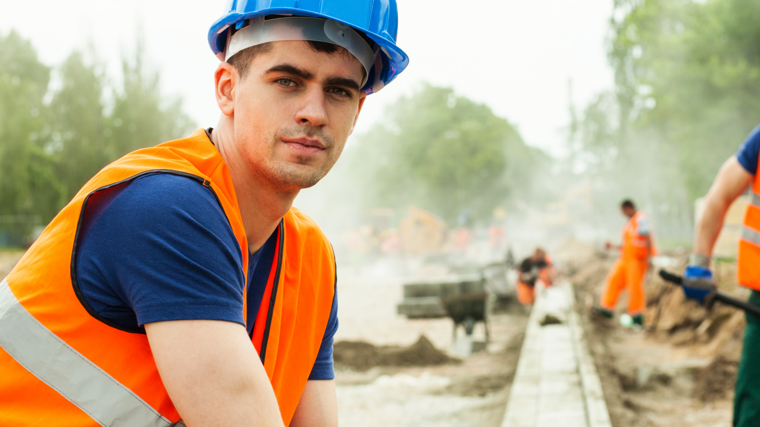 Road worker takes brunt of driver’s anger at self, family, life