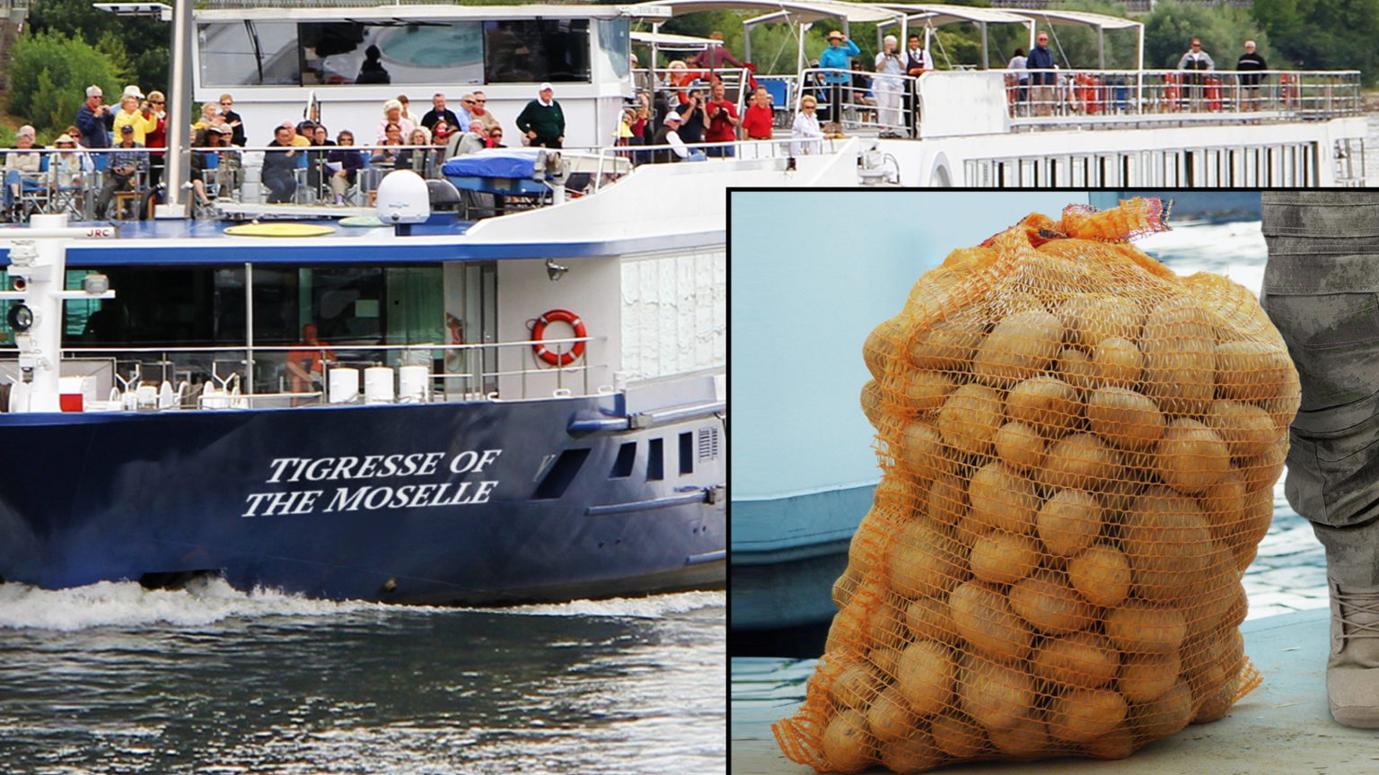 Luxembourg Navy rescues 400 potatoes from Moselle cruise ship