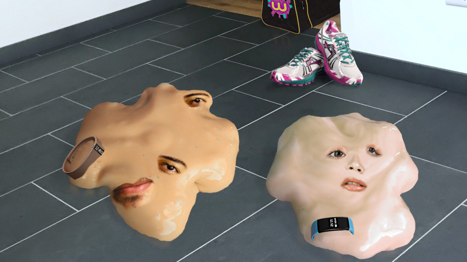 Couple turn into gelatinous blobs after 1 week with no gym